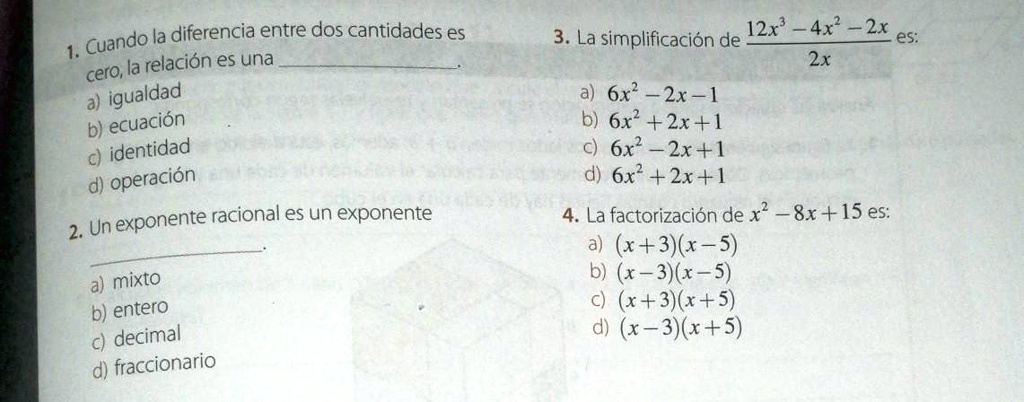 SOLVED: Algúien ayúdeme, doy coronita:( Cuando la diferencia entre dos ...