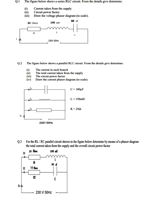show all calcuations ans graphs please q1 the figure below shows a series rom the details give ...