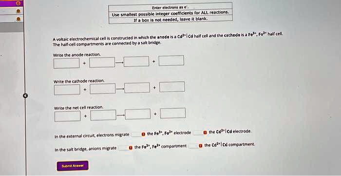 SOLVED: Texts: Enter electrons as e. Use the smallest possible integer ... SOLVED: Texts: Enter electrons as e. Use the smallest possible integer ...