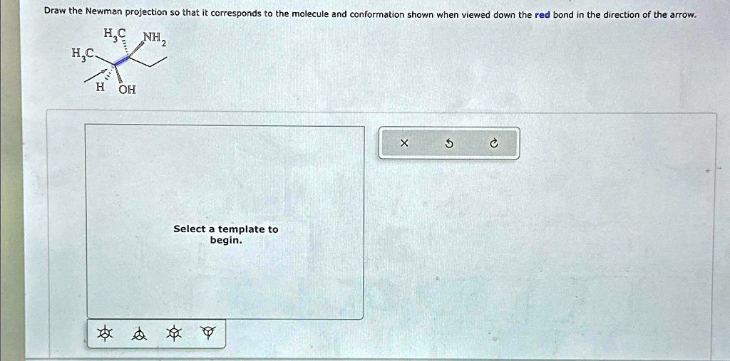 Solved Draw The Newman Projection So That It Corresponds To The