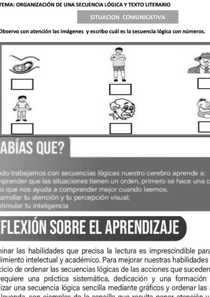 SOLVED: SITUACION COMUNICATIVA Observo con atención las imágenes y ... SOLVED: SITUACION COMUNICATIVA Observo con atención las imágenes y ...