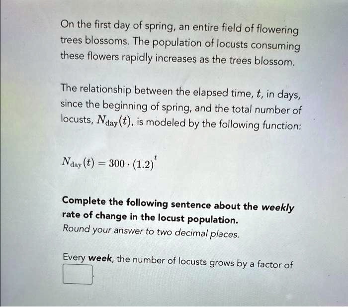 on the first day of spring an entire field of flowering trees ...