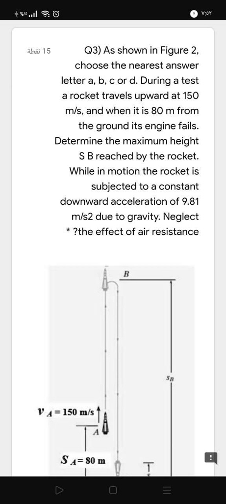SOLVED: Vor daj 15 Q3) As shown in Figure 2, choose the nearest answer ...