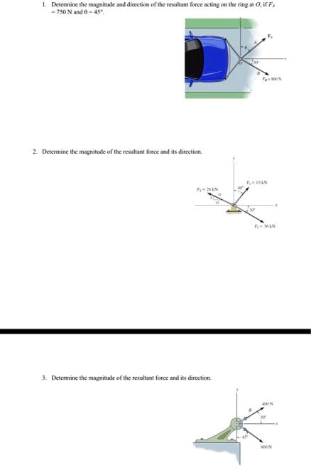 Please Solve The 3 Questions Step By Step 1determine The Magnitude And