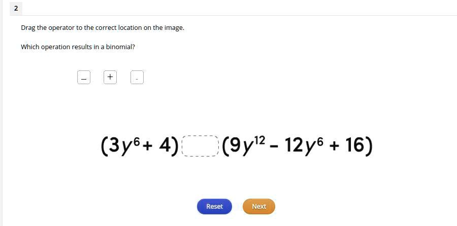 2 Drag the operator to the correct location on the image. Which ...
