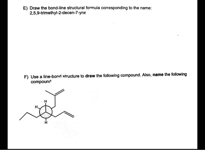 draw the bond iine structural formula corresponding to the name 259 ...
