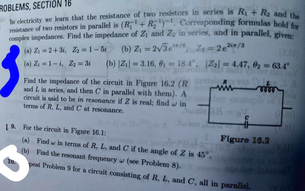 SOLVED: ROBLEMS, SECTION 16 the resistance of two resistors in series ... SOLVED: ROBLEMS, SECTION 16 the resistance of two resistors in series ...