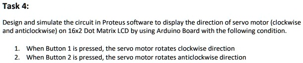 Solved Task4 Design And Simulate The Circuit In Proteus Software To