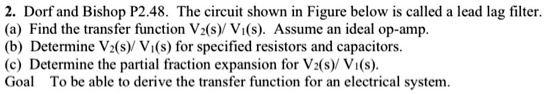 SOLVED: Dorf and Bishop P2.48. The circuit shown in Figure below is ...