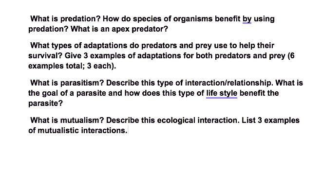 What Is Predation How Do Species Of Organisms Benefit By Using Predation What Is An Apex