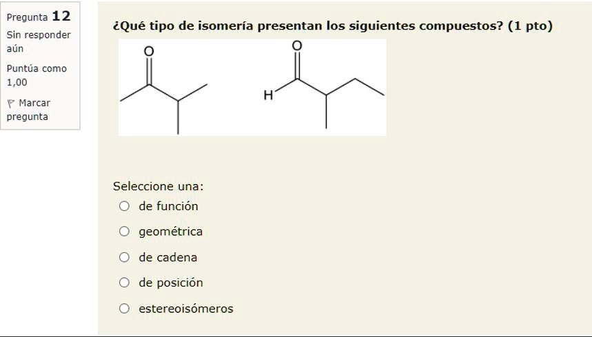 SOLVED: Ayuda se los ruego:( Pregunta 12 Sin responder aún éQué tipo de ... SOLVED: Ayuda se los ruego:( Pregunta 12 Sin responder aún éQué tipo de ...