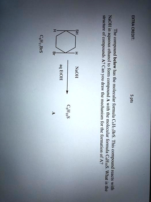 SOLVED:NaOH The EXTRA CREDIT: structure of compounds in aqueous 01 ...