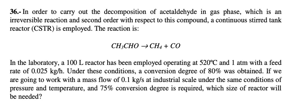 VIDEO solution: 36.- In order to carry out the decomposition of ...