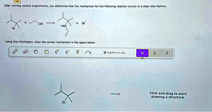 after running various experimentsyou determine that the mechanism for the following reaction ...