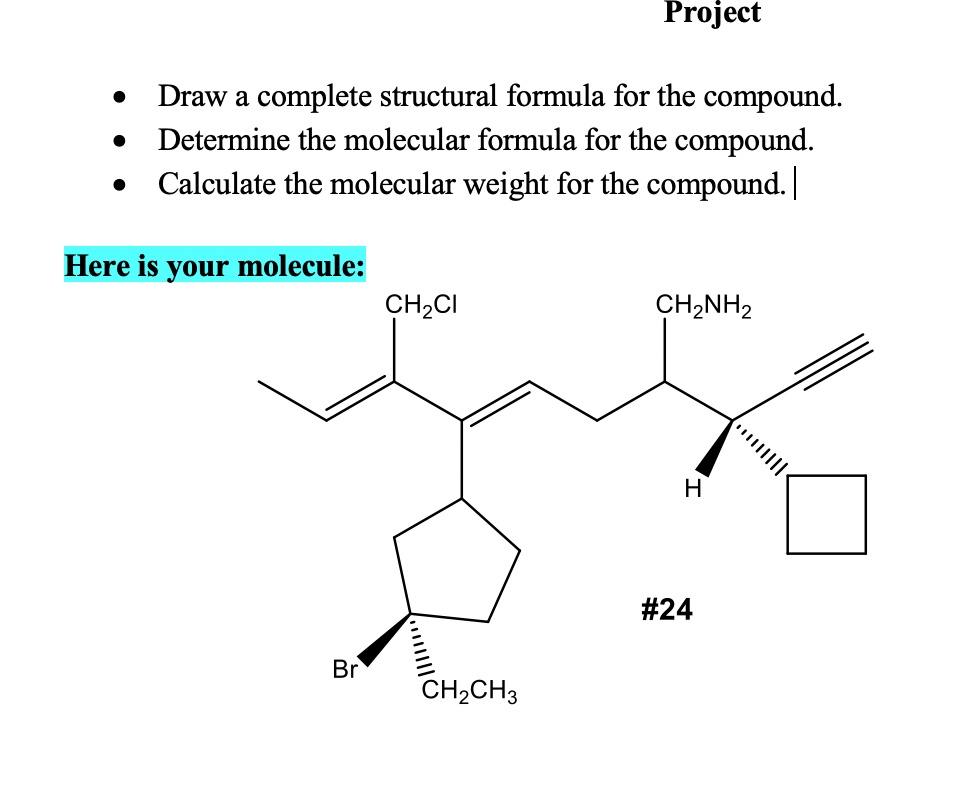 SOLVED: Draw a complete structural formula for the compound. Determine ... SOLVED: Draw a complete structural formula for the compound. Determine ...
