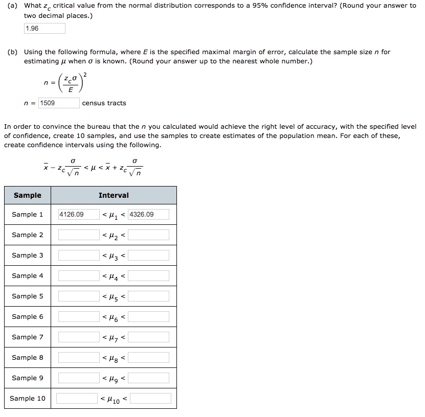 a what critical value from the normal distribution corresponds to two ...