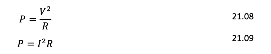 SOLVED: Derive the power loss equations with respect to voltage and ...