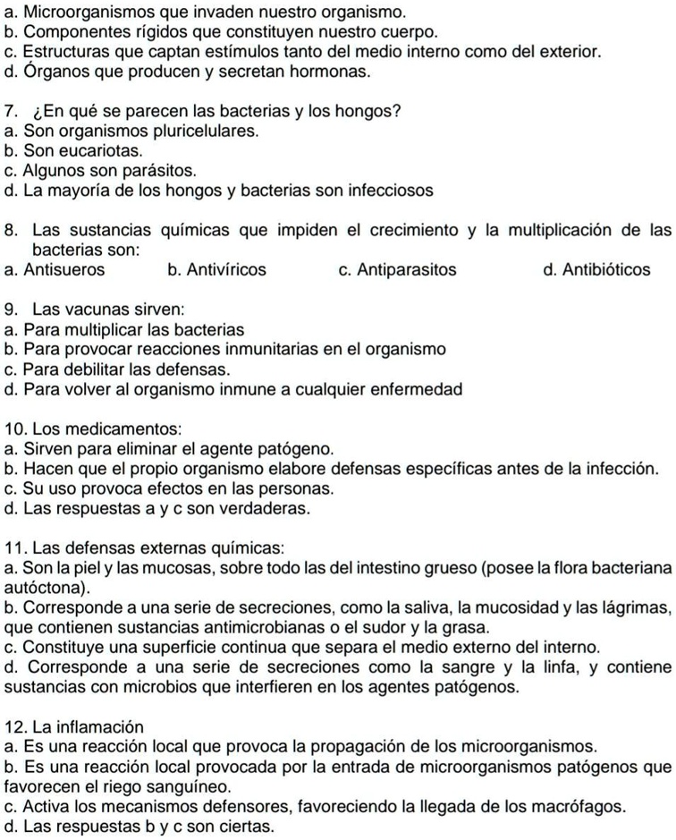 SOLVED: me pueden ayudar con estas preguntas Microorganismos que ...