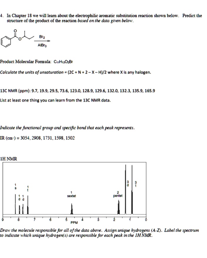 4. In Chapter 18 we will learn about the electrophilic aromatic ...