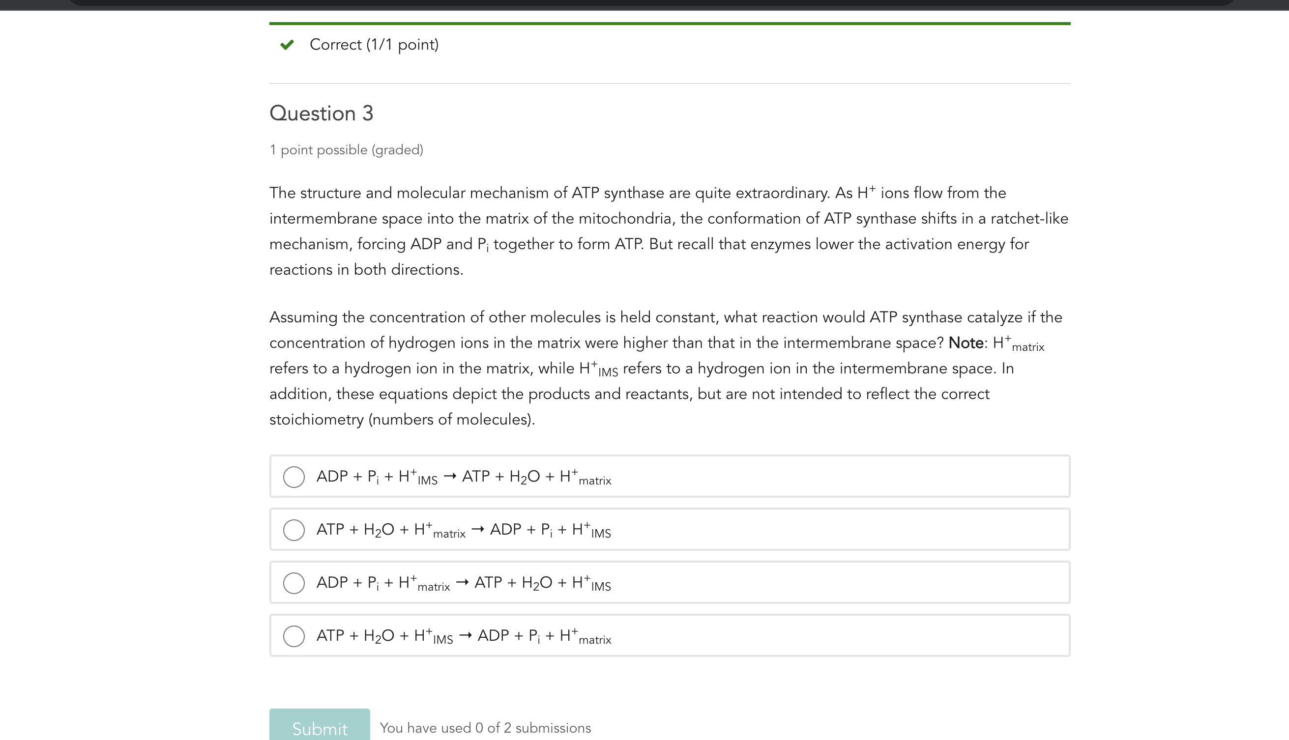 SOLVED: Correct (1/1 point) Question 3 1 point possible (graded) The ...