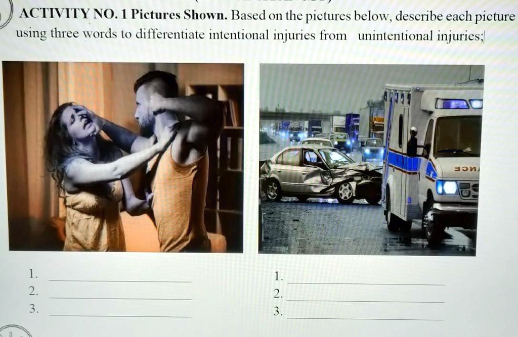 pictures shown based on the pictures below describe each pictureusing ...