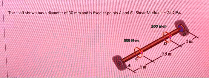 SOLVED: a. What is the internal torque in segment AC (in N-m)? b ...