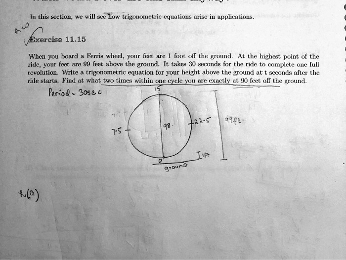 In this section, we will see how trigonometric equations arise in ...