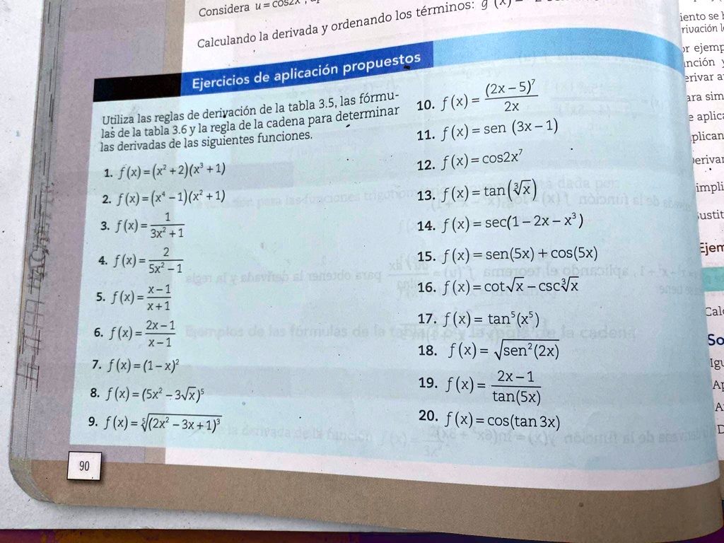 Solved Me AyudarÍan A Sacar Primeras Y Segundas Derivadas Pliss Doy 50 Puntos Considera U