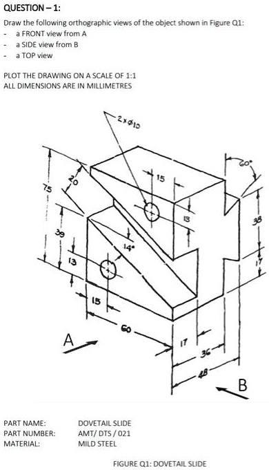 SOLVED: Can you please draw the following object by AutoCAD, screenshot your drawing and post ...