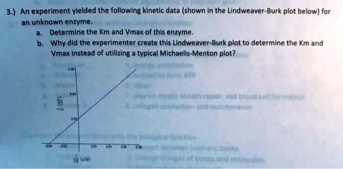 SOLVED: An experiment yielded the following kinetic data (shown in the ...