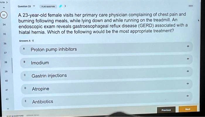 SOLVED: Question33 ATN A 23-year-old female visits her primary care ...