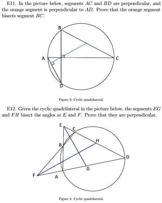 SOLVED: Ell. In the picture below segments AC' and BD are perpendicular; and the orange segment ...