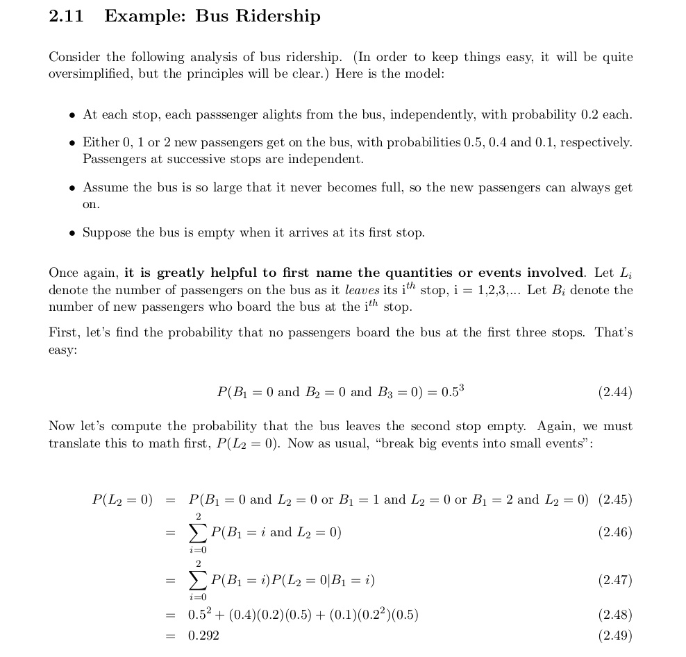 211 example bus ridership consider the following analysis of bus ...