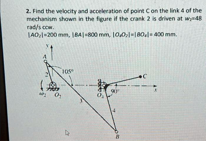 Solved Using Eulers Method Solve The Question Displacement Analysis Velocity Analysis And