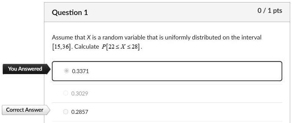 SOLVED: Question 1 0 / 1 pts Assume that Xis a random variable that is ... SOLVED: Question 1 0 / 1 pts Assume that Xis a random variable that is ...