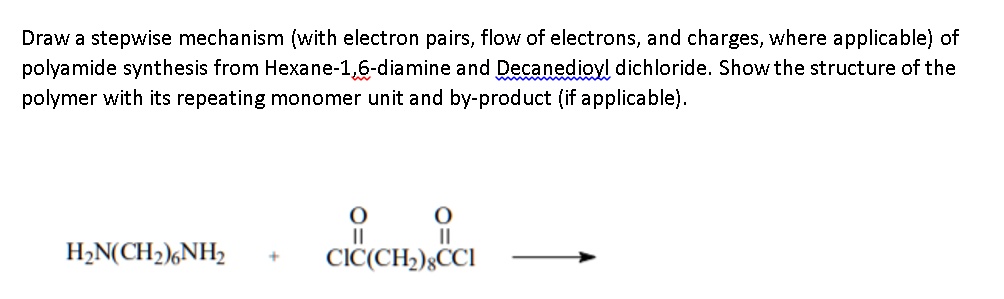 SOLVED: Draw a stepwise mechanism (with electron pairs, flow of ...