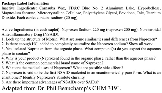 Package Label Information Inactive Ingredients: Carnauba Wax, FD C Blue ...