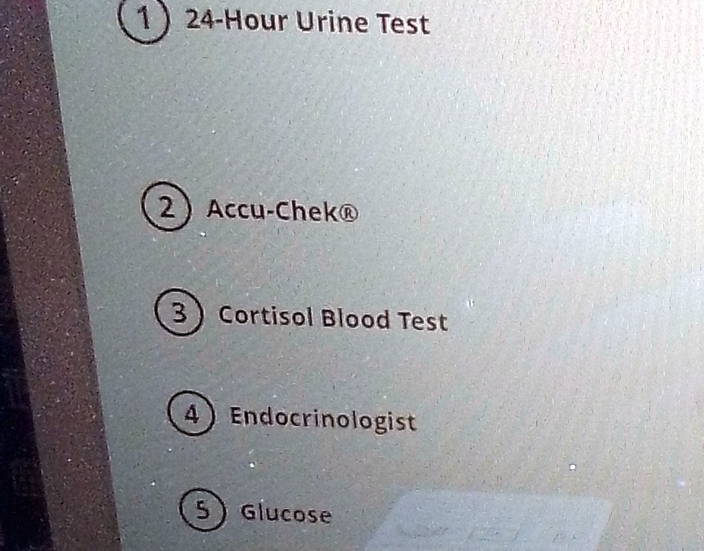 VIDEO solution: (1) 24 -Hour Urine Test Accu-Chek@ Cortisol Blood Test ...