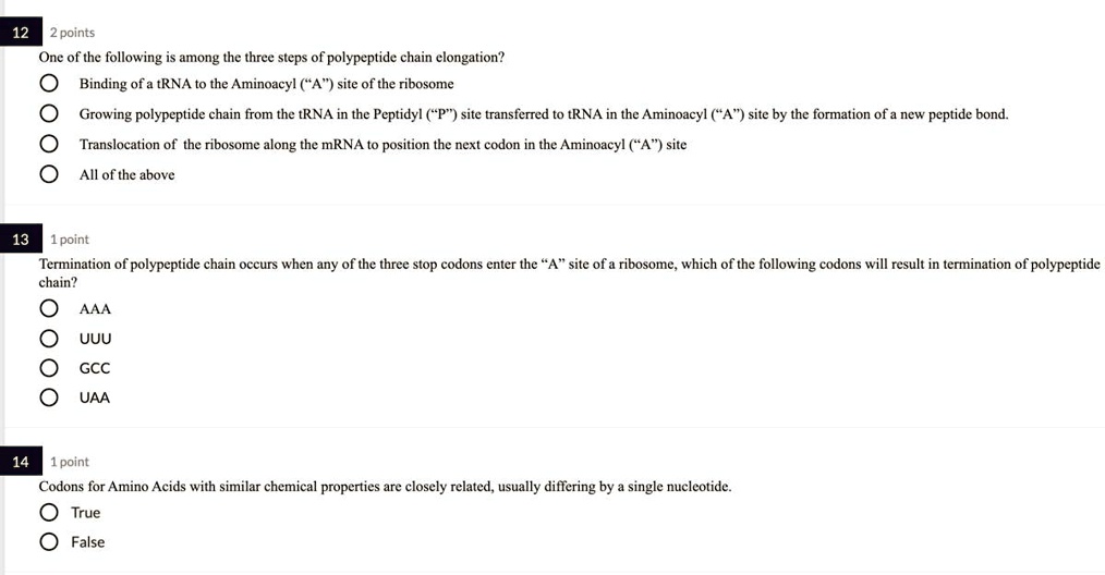 12 2 points One of the following is among the three steps of ...