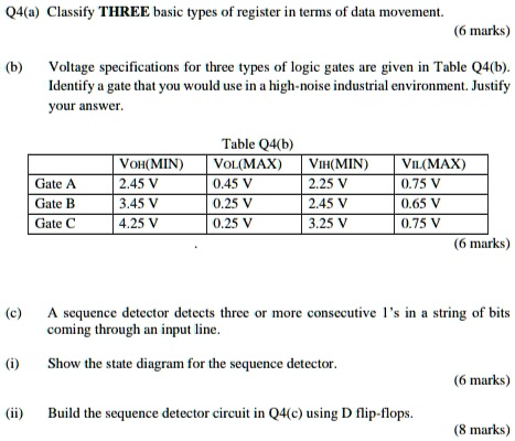 SOLVED: Need solution for Q4 urgent. Q4(a) Classify THREE basic types of register CTE for data ...
