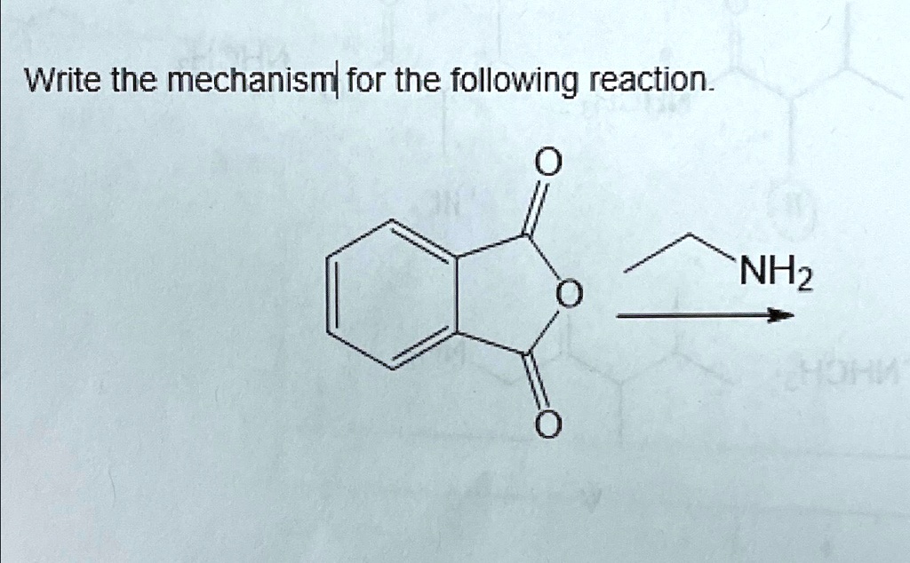 SOLVED: Write the mechanism for the following reaction. Write the ... SOLVED: Write the mechanism for the following reaction. Write the ...