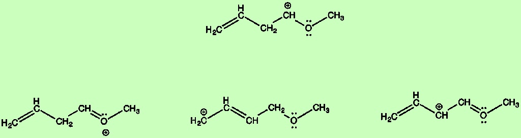 SOLVED: 'A. Which of the following represent a resonance structure for ...