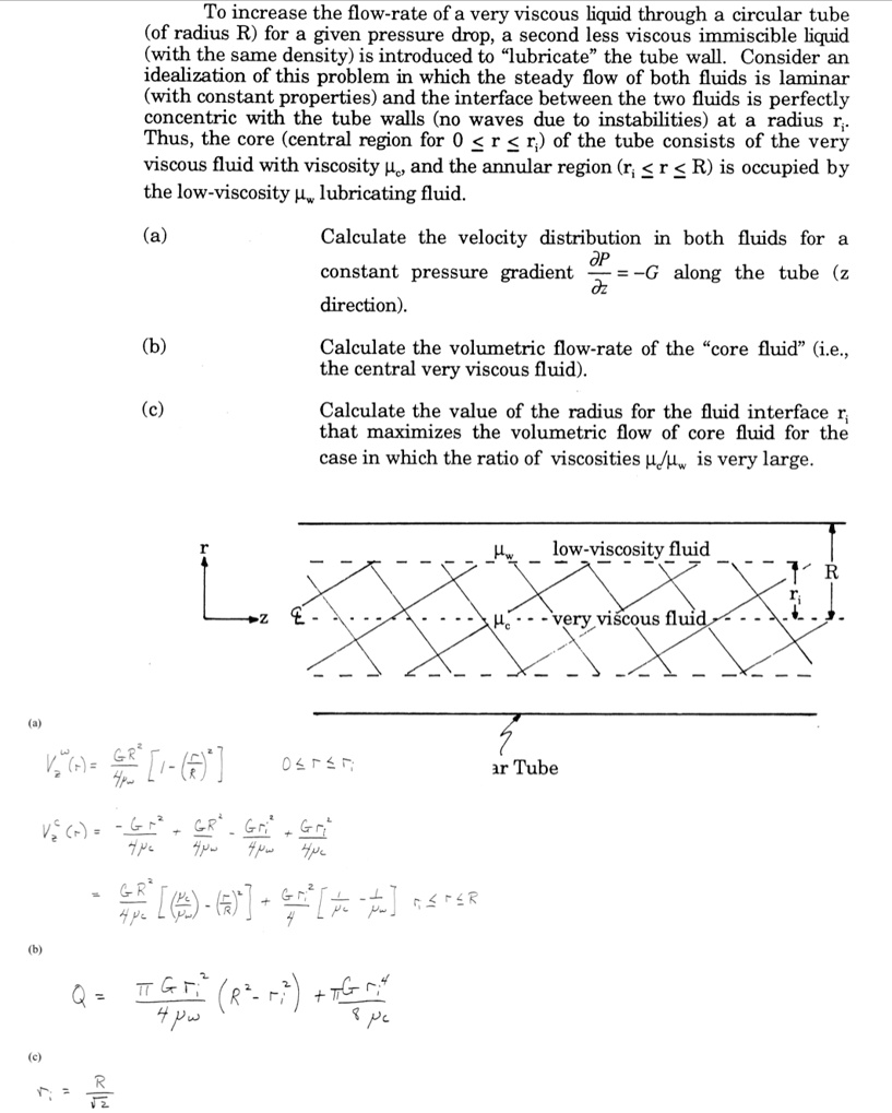 SOLVED: Please help! Please show all steps to reach given solution To increase the flow-rate of ...