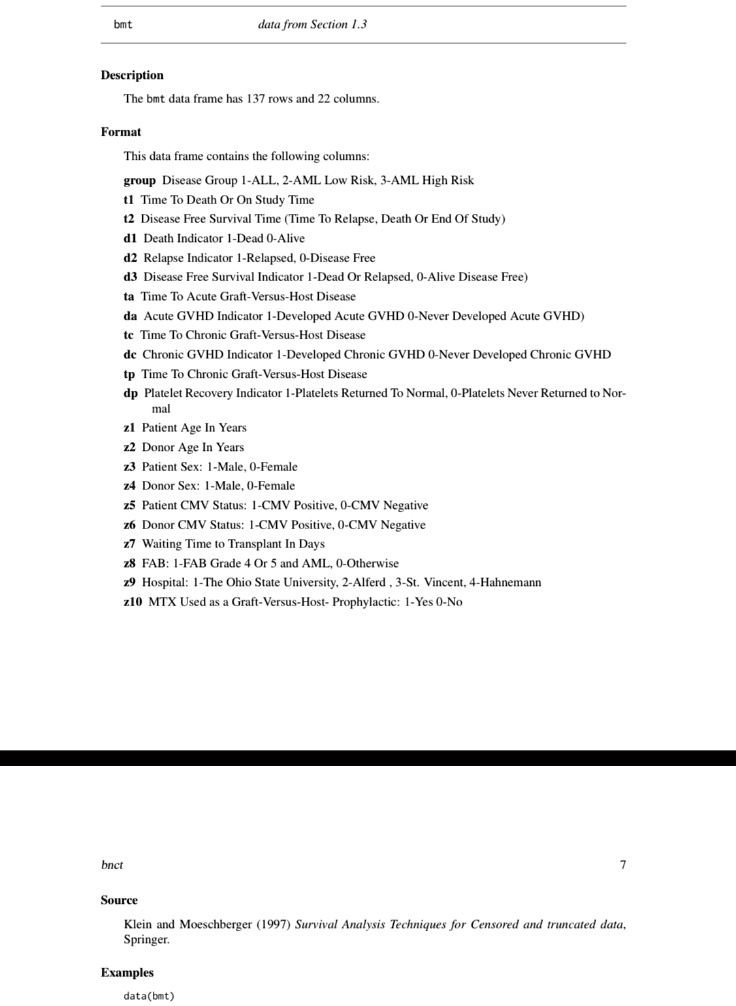 data from section 1 lt description the bmt data rumie has 137 row and ...