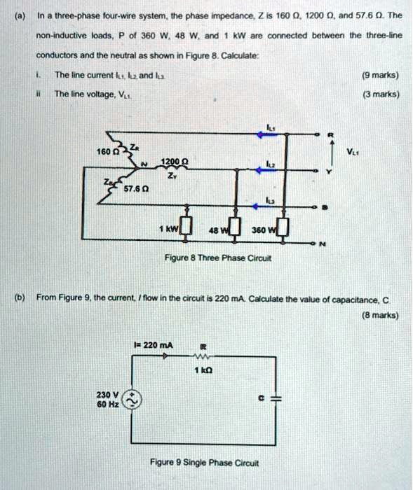 SOLVED: In a three-phase four-wire system, the phase impedance, Z, is ... SOLVED: In a three-phase four-wire system, the phase impedance, Z, is ...