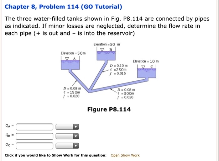SOLVED: Chapter 8, Problem 114 (GO Tutorial) The three water-filled ...
