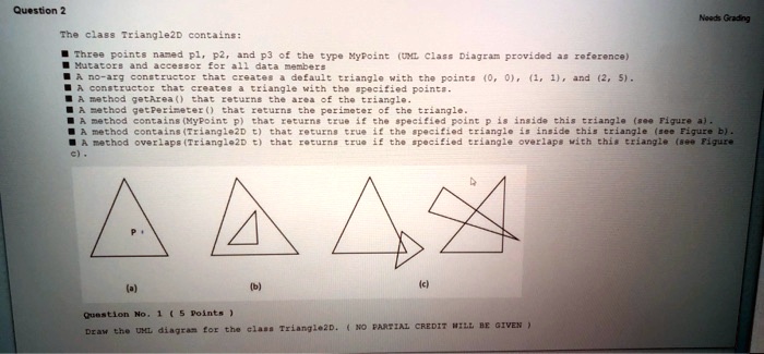 SOLVED: Java UML Diagram Help ASAP Question 2 Nodes Grading The class ... SOLVED: Java UML Diagram Help ASAP Question 2 Nodes Grading The class ...