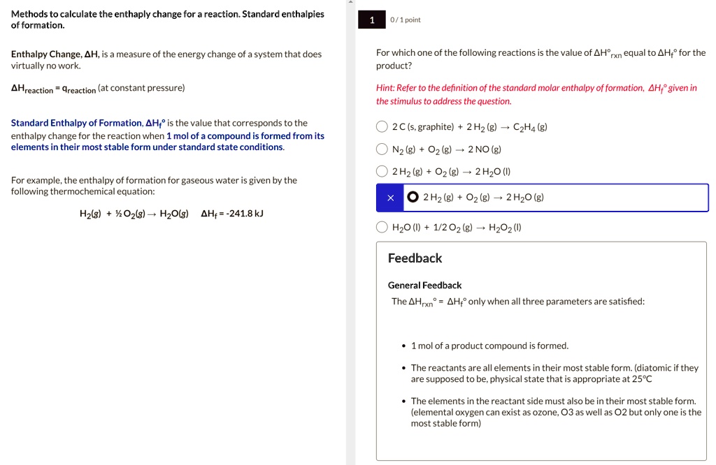 for which one of the following reactions is the value of hrxn equal to ...