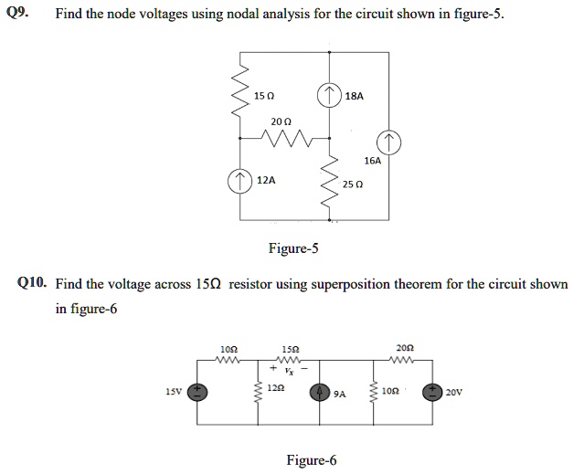 Solved Q9 Find The Node Voltages Using Nodal Analysis For The Circuit