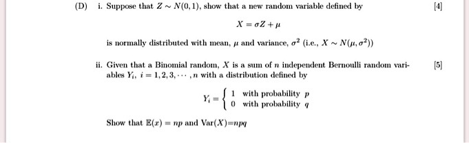 SOLVED: Suppost N(O, 1). show that Thnalmm ITina definedl by oz ...